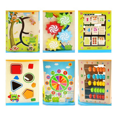 Wooden educational cube 22429 | CATEGORIES \ Children \ Toys