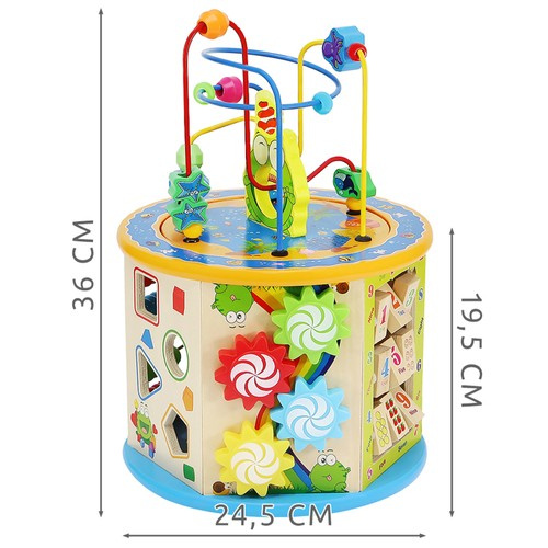 Wooden educational cube 22429 | CATEGORIES \ Children \ Toys