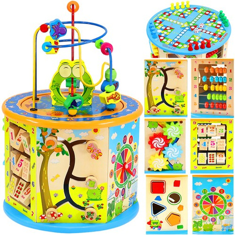 Wooden educational cube 22429 | CATEGORIES \ Children \ Toys